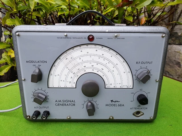 VINTAGE TAYLOR 68A Signal Generator £52.67 - PicClick UK