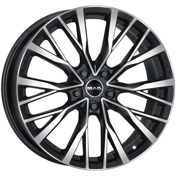 ALLOY WHEEL MAK Kent For Jaguar E-Pace 9X22 5X108 Black Mirror Zjh EUR ...