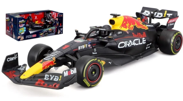 MODEL CAR RADIO Comandate RC Red Bull RB18 Max Verstappen 2022 Scale 1: ...