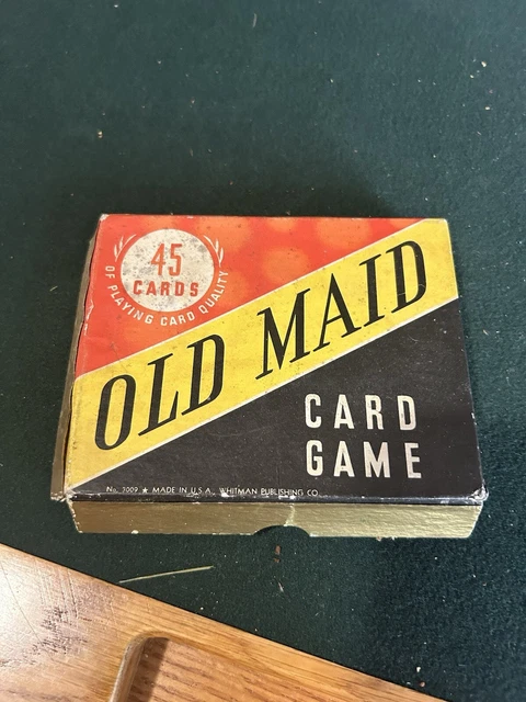 VINTAGE OLD MAID Playing Cards Whitman Publishing 1930-50s #3009 W/2nd ...