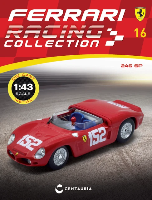 COLLEZIONE FERRARI RACING Collection modellino n° 16 FERRARI 246 SP ...
