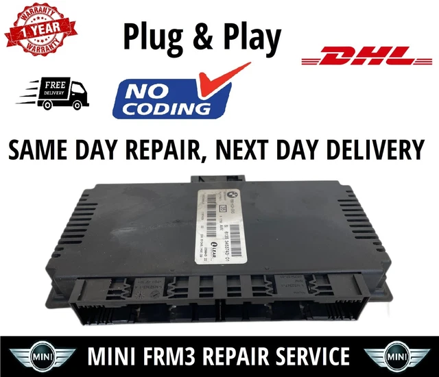 MINI FRM3 FRM3R Repair Service Footwell Module Fix Plug & Play R55 R56 ...