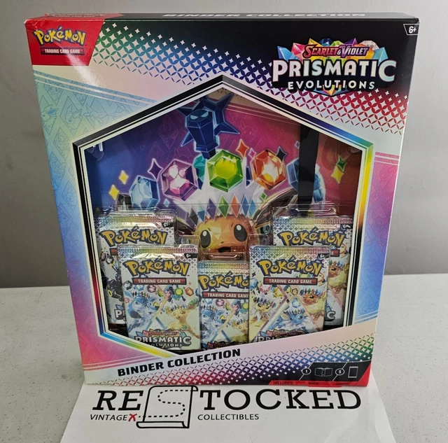 POKEMON TCG SCARLET Violet Prismatic Evolutions Binder Collection - New, Sealed $129.04 ...