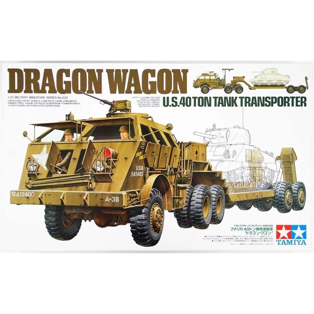 TAMIYA 35230 TANK Transporter Dragon Wagon 1:35 Model Kit EUR 142,17 - PicClick FR