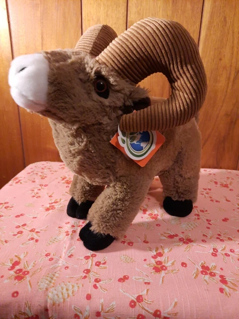 WILD REPUBLIC BIGHORN Sheep Ram Plush Stuffed Animal New With Tag Goat ...
