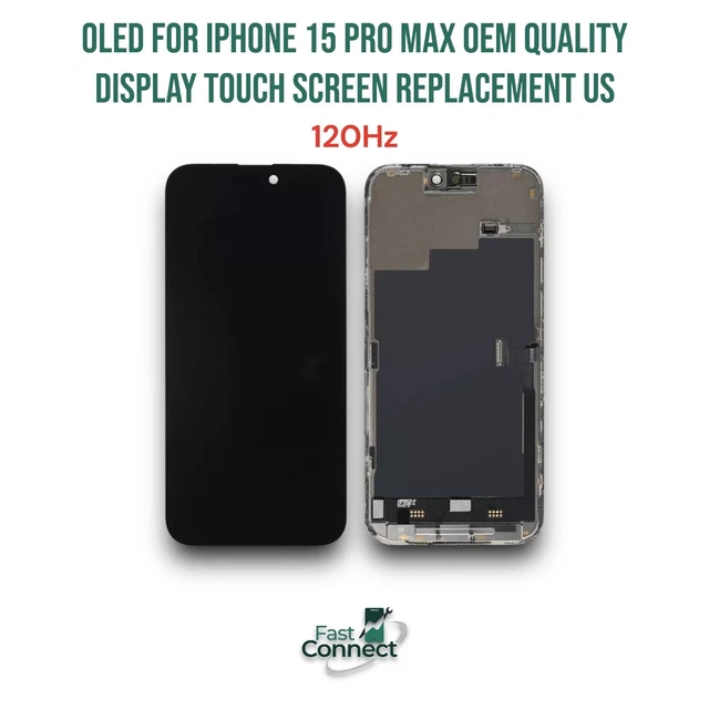 OLED FOR IPHONE 15 Pro Max OEM quality Display Touch Screen Replacement ...