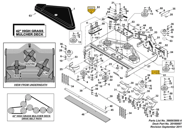 GENUINE COUNTAX A2050HE A2550HE D1850 K1850 D50LN 42" HGM ( Lower ...