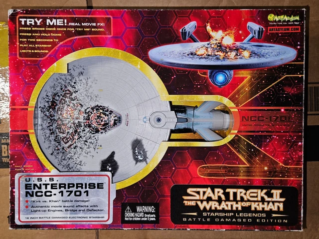 DIAMOND SELECT STAR Trek III USS Enterprise NCC-1701 Danni da battaglia ...