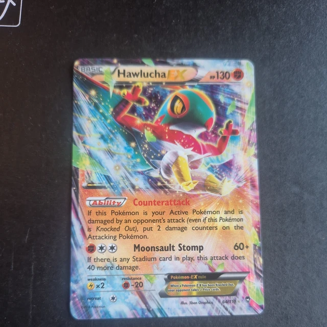 POKÉMON TCG HAWLUCHA Ex 64/111 - LP - 2014 - £5.96 - PicClick UK