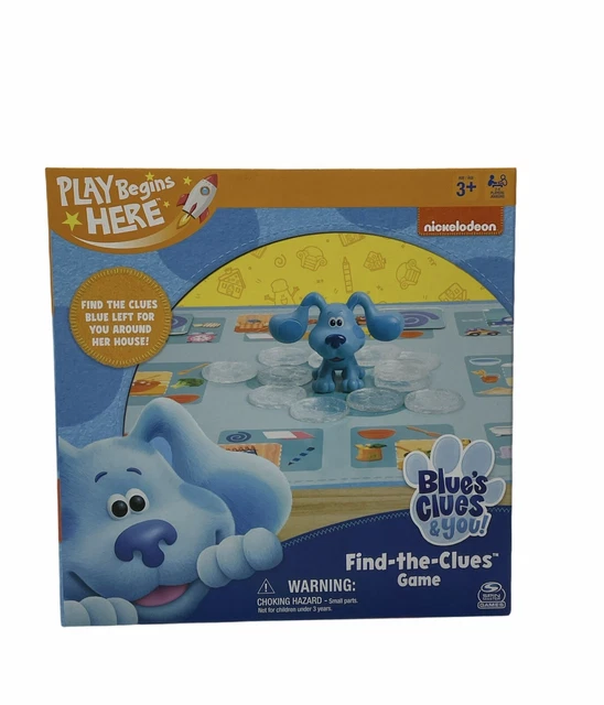 BLUE’S CLUES AND You Find-The-Clues Matching Board Game NEW 2-4 player ...