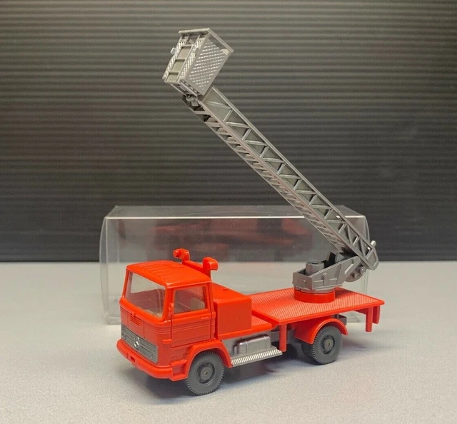 MERCEDES BENZ MB fire brigade FW DL rotary ladder car with basket truck ...
