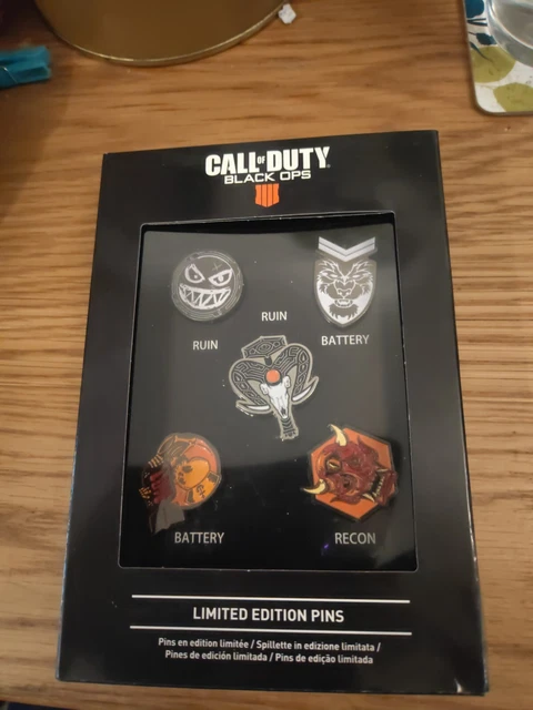 CALL OF DUTY Pin Badge Set Black Ops Limited Edition Not Been Out Of ...
