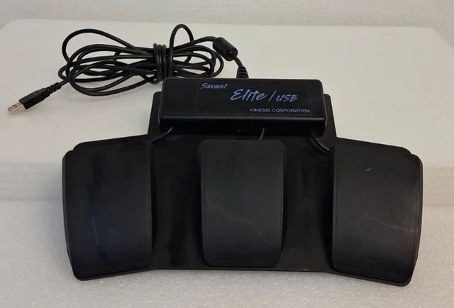 KINESIS FS30A SAVANT Elite Triple Foot Switch Programmable $99.00 ...