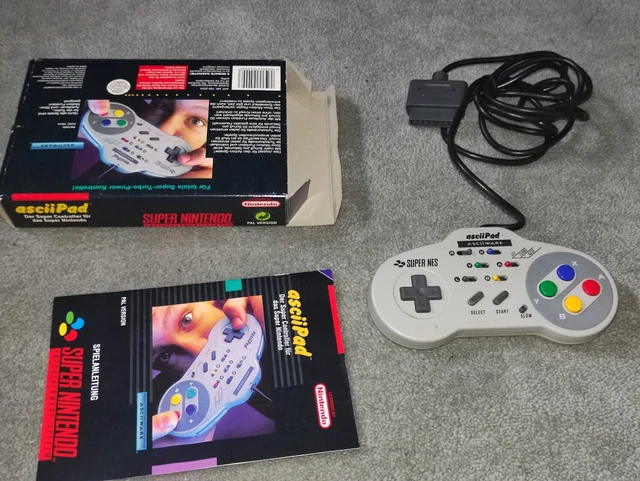 ORIGINAL ASCII CONTROLLER for Super Nintendo SNES with original ...