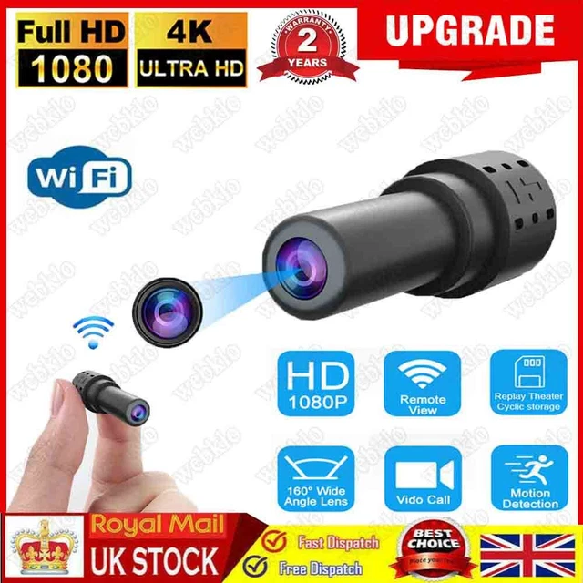HD 4K 1080P WIFI Wireless Super Mini Camera CCTV Cam IP DVR Home ...