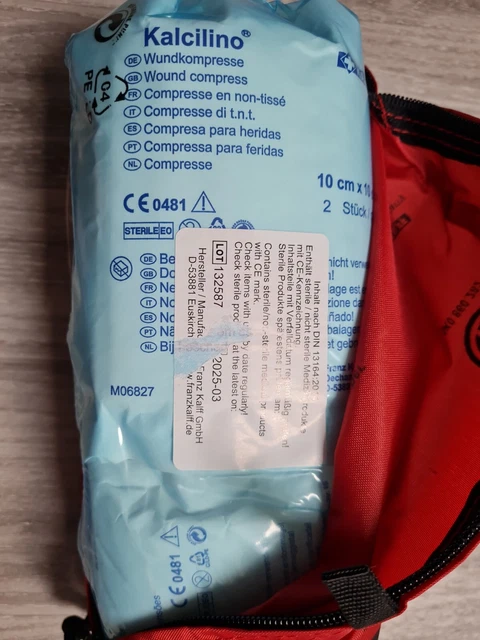 GENUINE VOLKSWAGEN VW First Aid Kit Safety Pack Emergency Box £19.99 ...