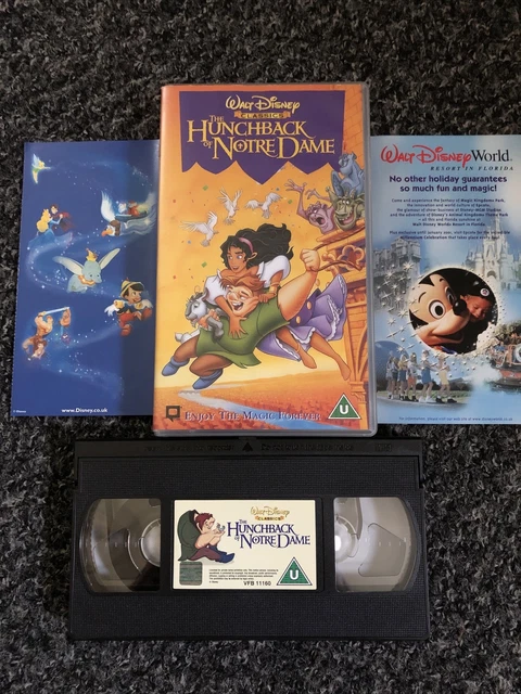 WALT DISNEY THE Hunchback Of Notre Dame (VHS, 2000) Complete With ...