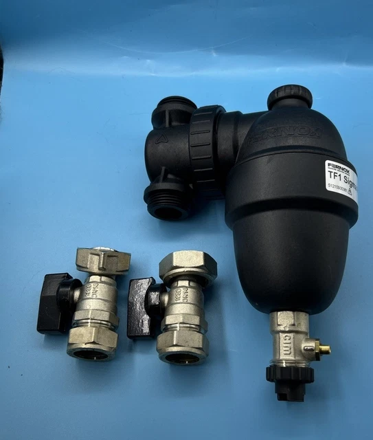 FERNOX TF1 SIGMA Magnetic Filter 22mm & valves £26.69 - PicClick UK