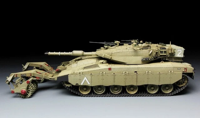 MENG MODEL TS-005 1/35 Merkava Mk.3 BAZ w/Nochri Dalet Mine Roller ...