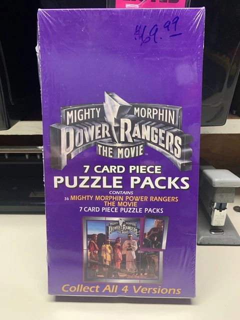 MIGHTY MORPHIN POWER RANGERS Puzzle Packs Box Saban 1995 $19.99 ...