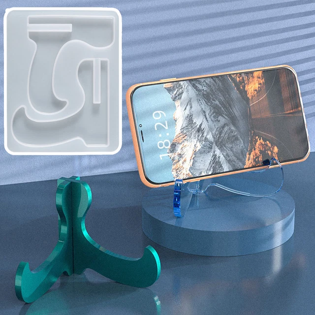 CASTING MOLD SELF Assembly Handicraft Phone Stand Epoxy Resin Mould Non ...