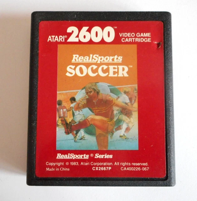 REALSPORTS SOCCER (PAL) - jeu pour ATARI 2600 / 7800 -Game for Atari ...