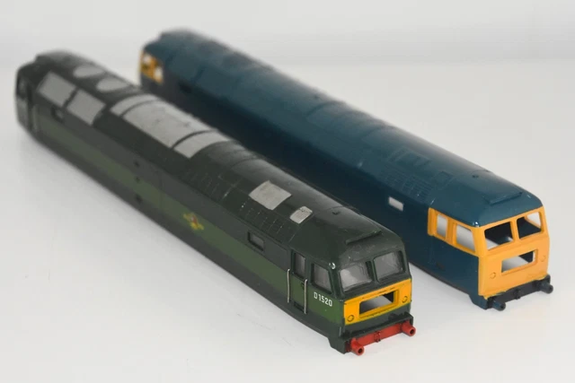 HORNBY CLASS 47 Body Shells x2 Two Locomotive Bodies BR Green D1520 ...