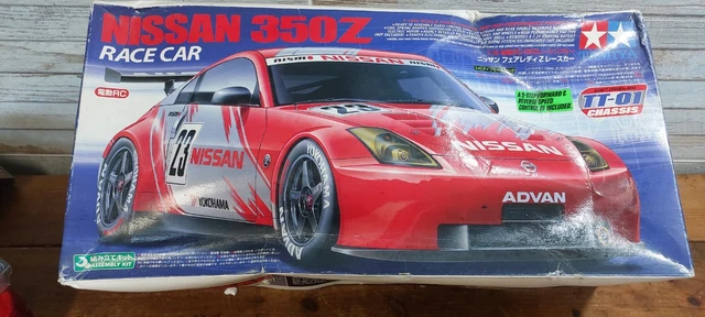 TAMIYA 1/10 RC Nissan 350Z TT‑01 CHASSIS Kit Race Car £165.30 - PicClick UK