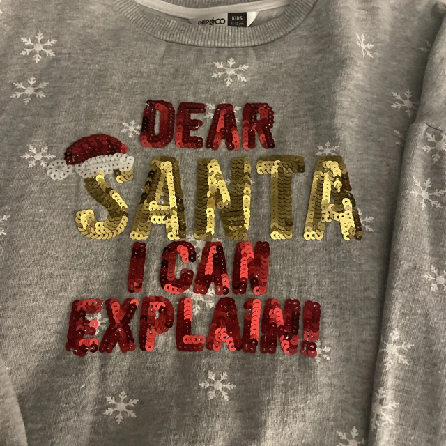 PEP&CO GREY CHRISTMAS Jumper Age 11-12 Years £2.77 - PicClick UK