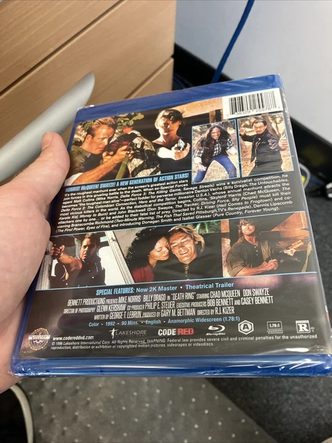 DEATH RING (1992) Blu-ray Code Red Billy Drago Mike Norris Chad McQueen ...