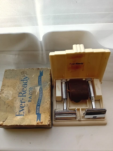 VINTAGE EVER READY Streamline Safety Razor Set £45.00 - PicClick UK