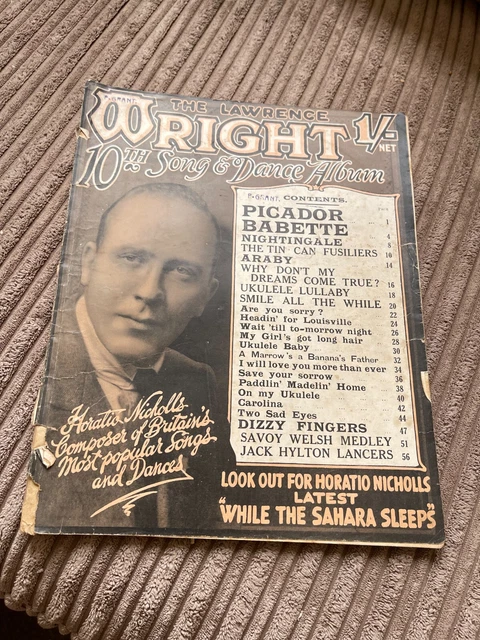 FOGLI CANZONI DECIMO album di canzoni e dance di Lawrence Wright EUR 5,83 - PicClick IT