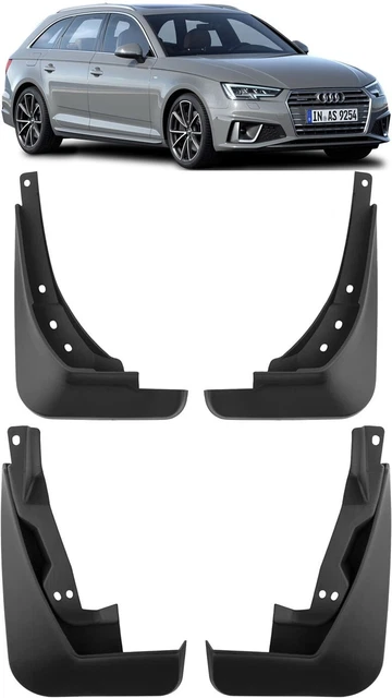 GENUINE SPLASH GUARDS Mud Flaps For 2016-2019 Audi S4 A4 S-Line B9 ...