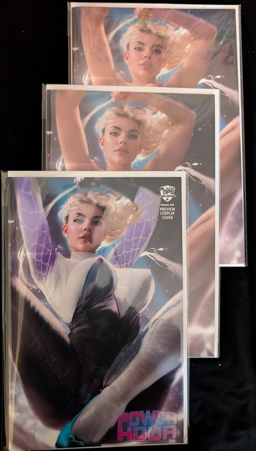 POWER HOUR 3 Preview Spider-Gwen Shikarii Spider Gwen Patreon Limited 3 Book Set £96.37 ...