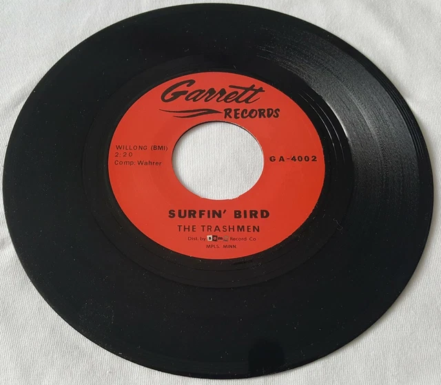 THE TRASHMEN -&SURFIN' BIRD" b/w "BIRD DANCE BEAT" HEAR BOTH SIDES £10. ...