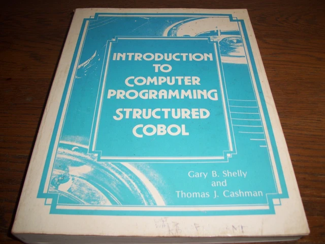 VINTAGE 1977 &STRUCTURED Cobol Intro. To Computer Programming" By ...