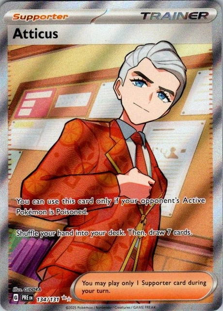 POKEMON | SV: Prismatic Evolutions | Atticus - | 134/131 | NM Holo £1. ...