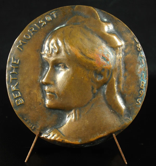 MEDAILLE BERTHE MORISOT Artiste peintre impressionnisme sc Anna BASS ...