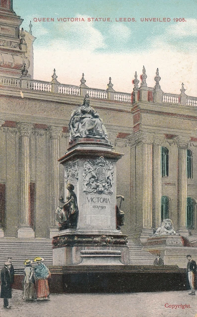 PC47537 QUEEN VICTORIA Statue. Leeds. Unveiled 1905 £6.75 - PicClick UK