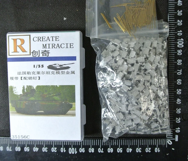 R MODEL 1/35 French Leclerc Tank Metal Tracks w/Pins $60.50 - PicClick AU