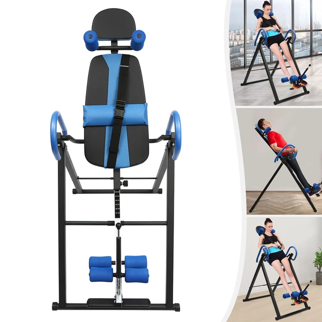 INVERSION TABLE HEAVY Duty Hang Upside Down Gravity Back Therapy Pain ...