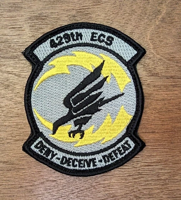429TH ELECTRONIC COMBAT SQN Deny-Deceive-Defeat ECS EF-111 RAVEN Green ...