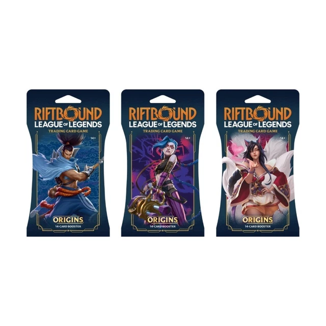 RIFTBOUND LEAGUE OF Legends TCG Set 1 Origins Single Booster Pack (NEW ...