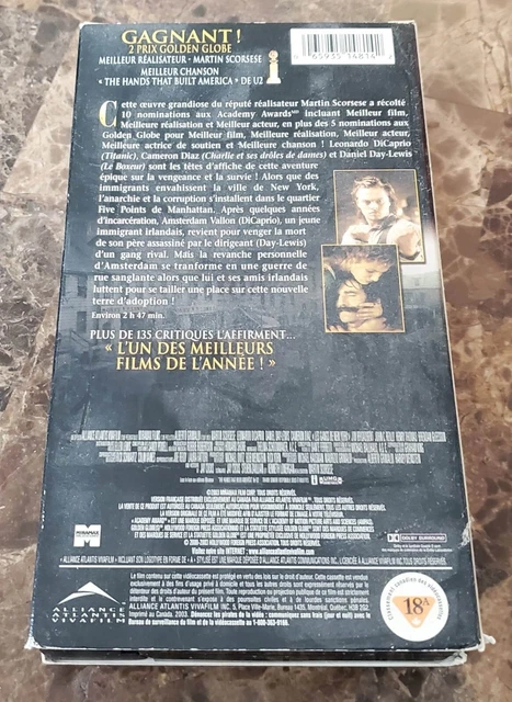 *VHS FRENCH MOVIE Les Gangs de New York - Leonardo DiCaprio, Cameron ...