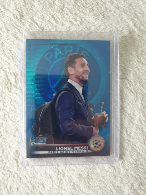TOPPS STADIUM CLUB Chrome 22/23 #80 Lionel Messi Blue Prizm Pre-owned £ ...