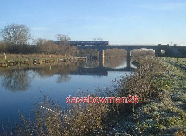 PHOTO LOCAL Train On The Bridge The Two-Coach First Great Western Train ...