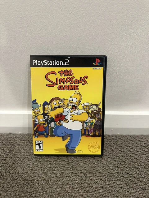 THE SIMPSONS GAME PS2 PlayStation 2 US VERSION NTSC COMPLETE $40.00 ...