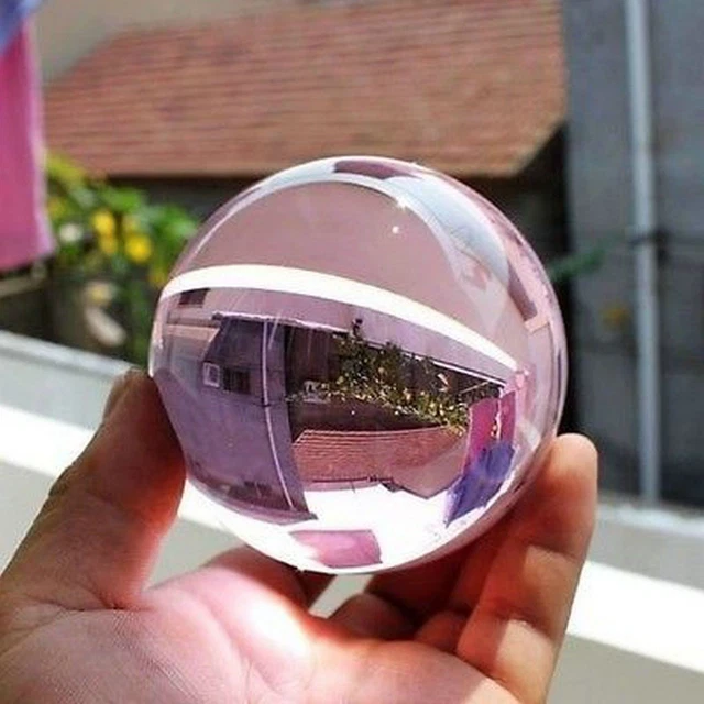 ASIAN RARE NATURAL Quartz PINK Magic Crystal Healing Ball Sphere 40mm ...