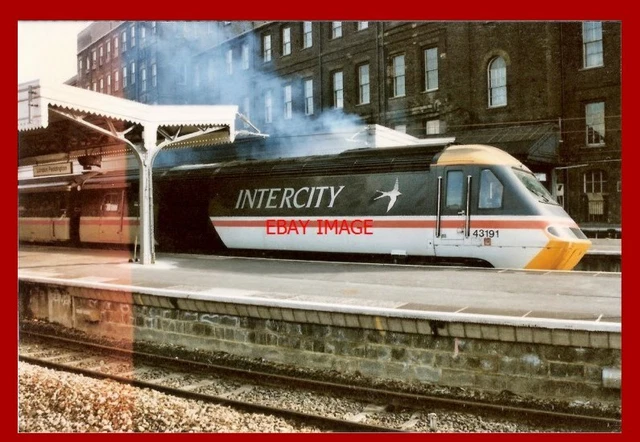 PHOTO BR Class 43 Hst Unit No 43191 Intercity Livery £1.25 - PicClick UK