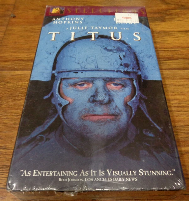 TITUS (2000) Anthony Hopkins Vhs Brand New Sealed (20Th Fox Selections ...